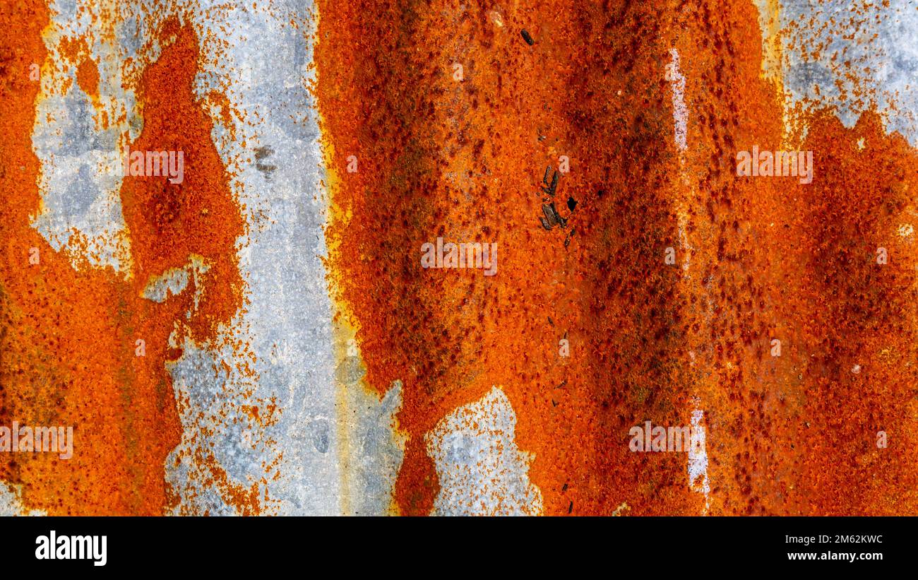 rusty zinc texture as background Stock Photo - Alamy