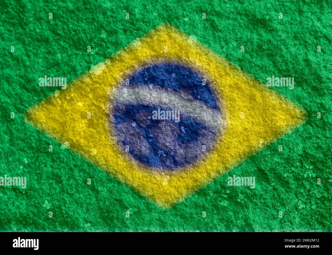 brazil flag texture as background Stock Photo - Alamy