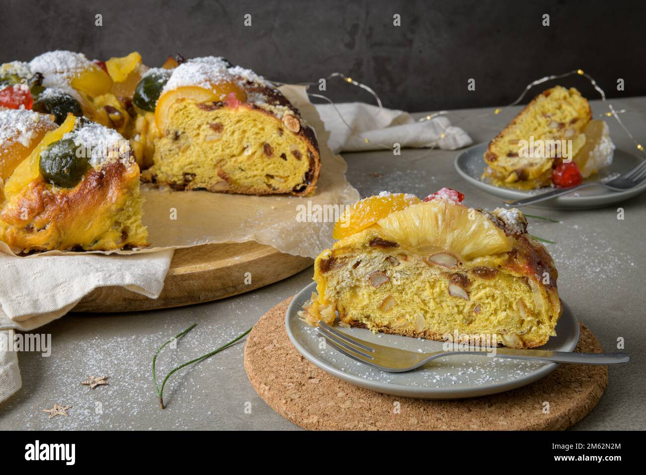 Bolo do Rei or King's Cake, Made for Christmas, Carnavale or Mardi Gras ...