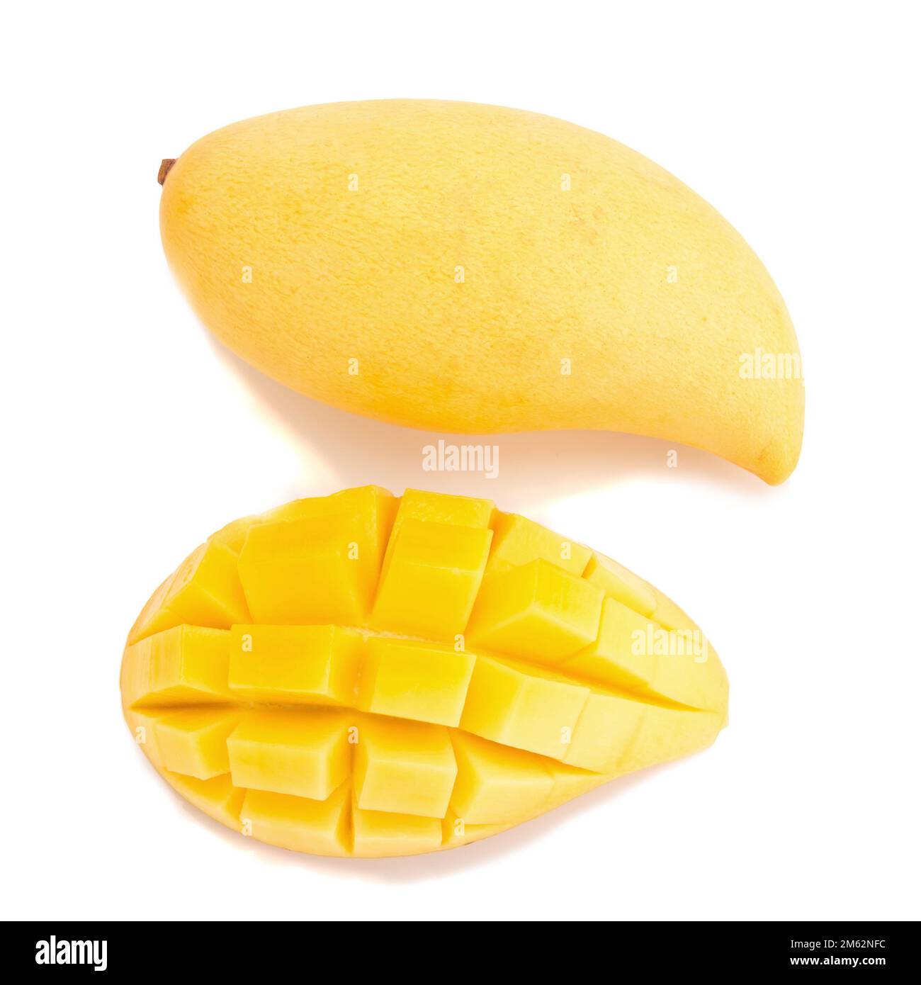Mango isolated no white background Stock Photo - Alamy