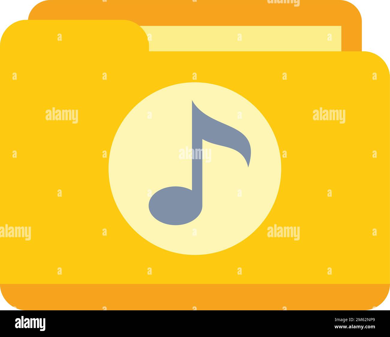 Listening playlist icon flat vector. Music song. Listen audio isolated ...