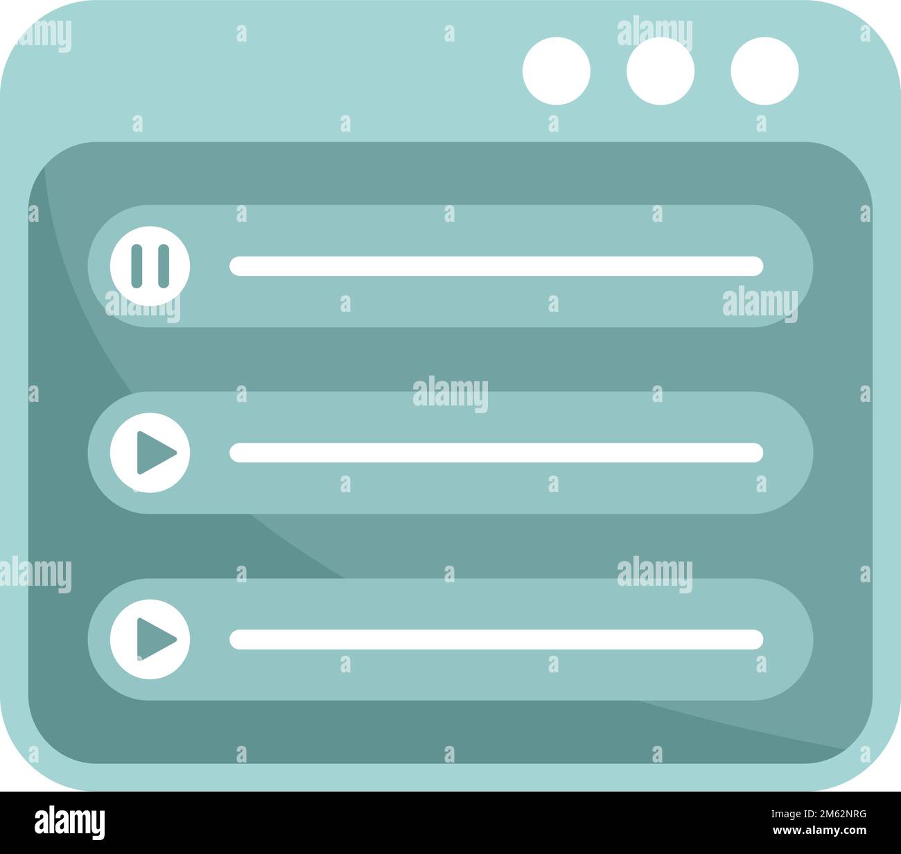 Change playlist icon flat vector. Music song. Application list isolated ...
