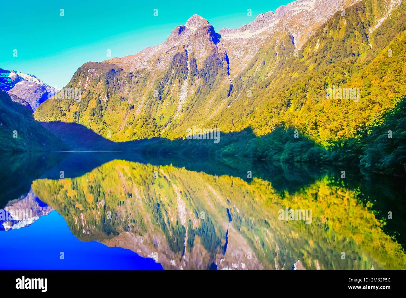 Dramatic Doubtful Sound landscape, South Island of New Zealand Stock ...