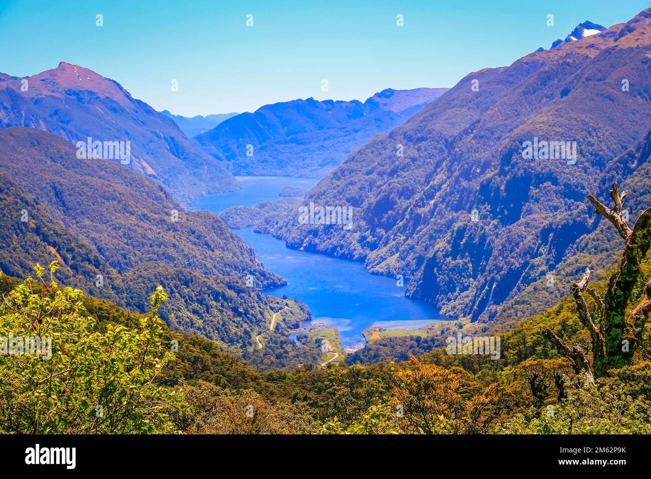 Dramatic Doubtful Sound landscape, South Island of New Zealand Stock ...
