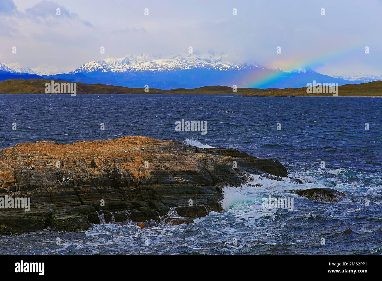 Beagle Channel in Tierra Del Fuego, Ushuaia, Argentina Stock Photo - Alamy