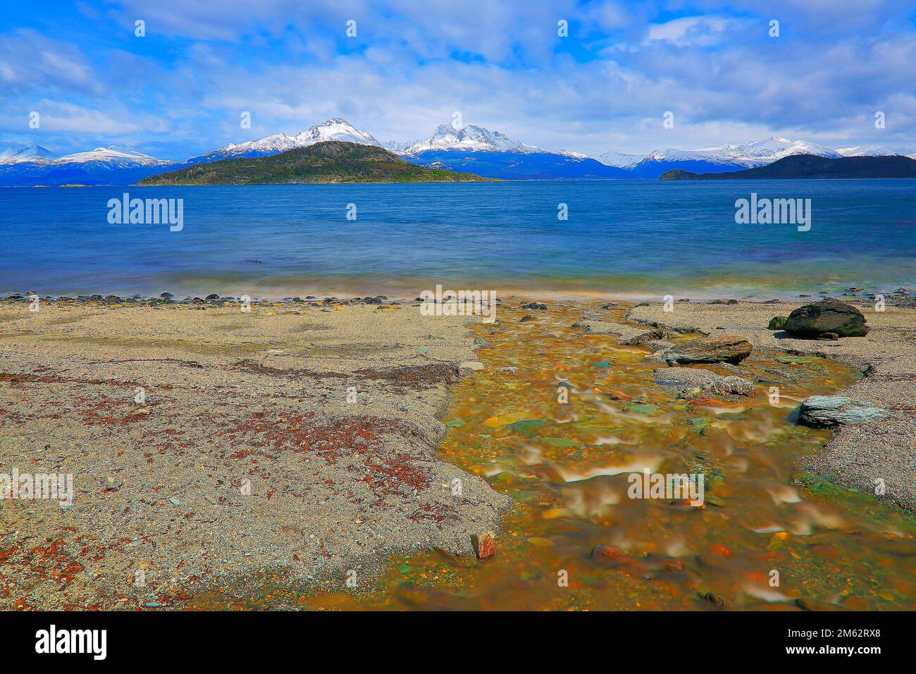 Beagle Channel in Tierra Del Fuego, Ushuaia, Argentina Stock Photo - Alamy