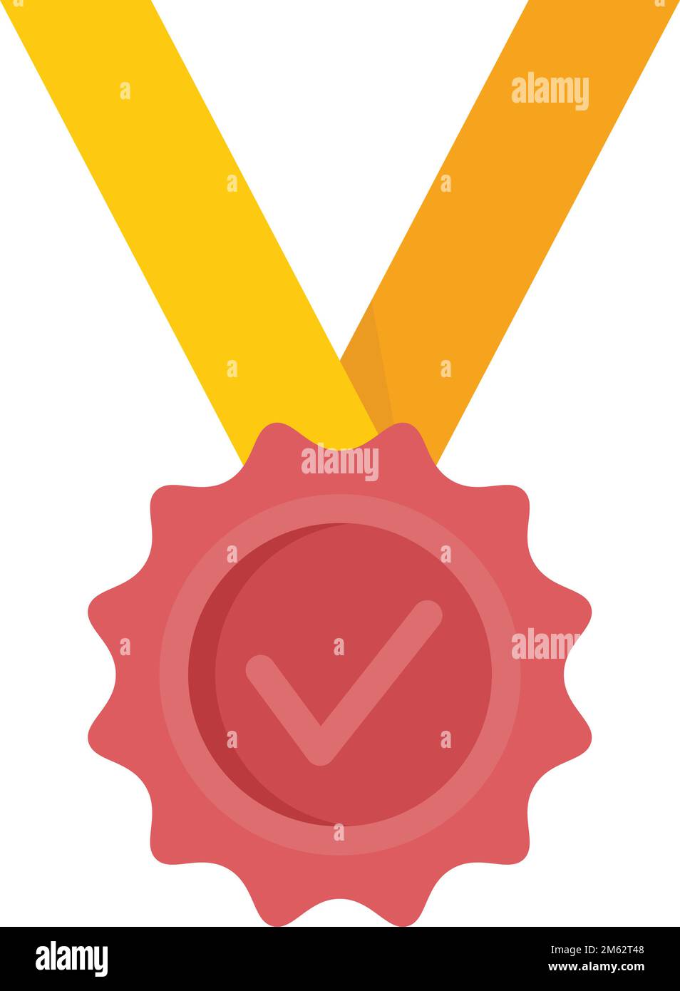 Reliability medal icon flat vector. Back guarantee. Best money isolated ...