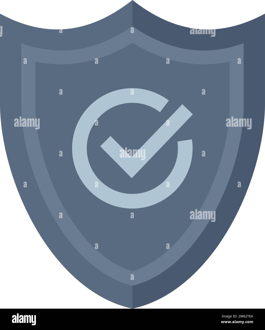 Data shield icon flat vector. Cyber protect. Internet stroke isolated ...
