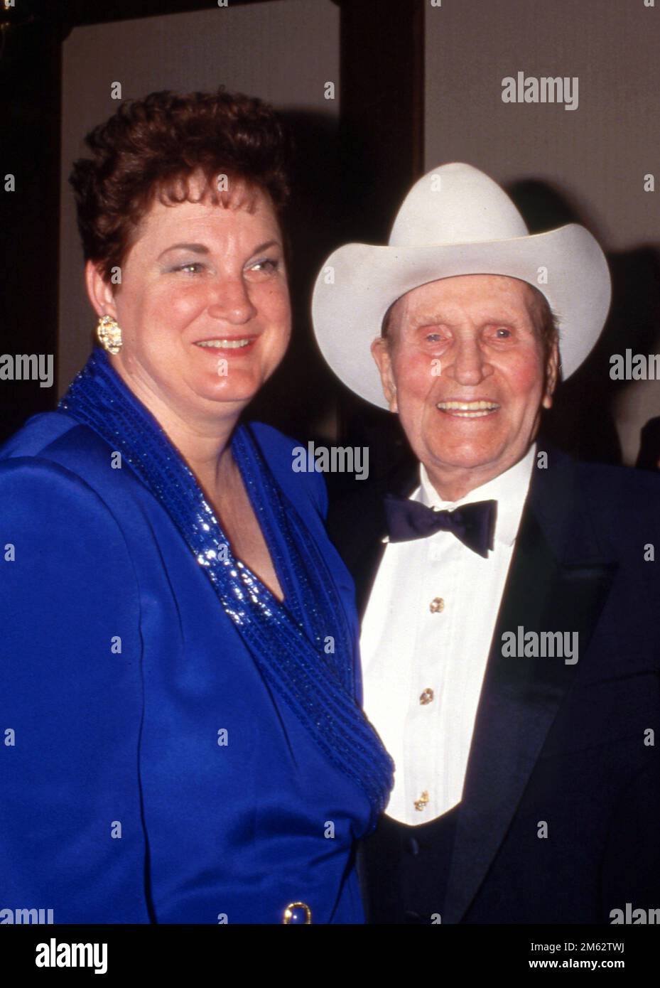 Gene Autry and wife Jacqueline Ellam attend the Sixth Annual Gene Autry ...