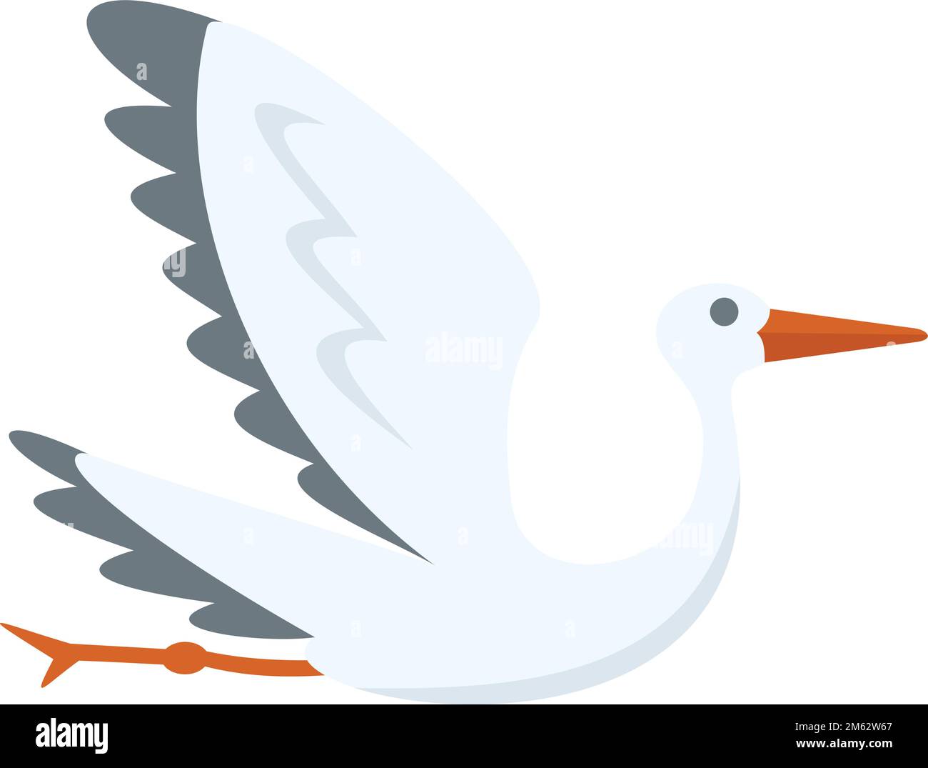 Crane at nest Stock Vector Images - Alamy