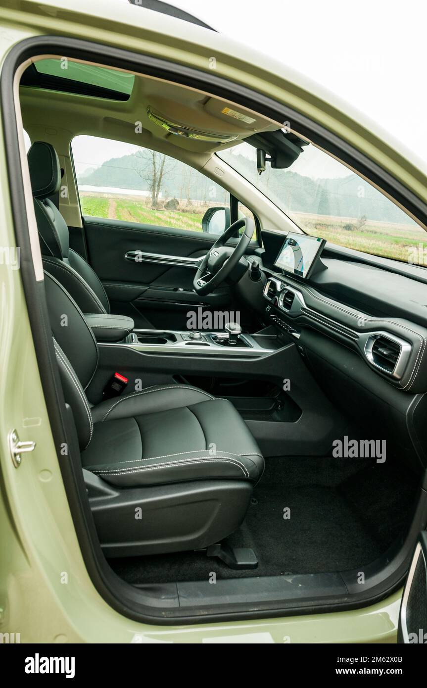 Zhejiang Province, China – 28122022: Front interior of a Radar RD6 ...