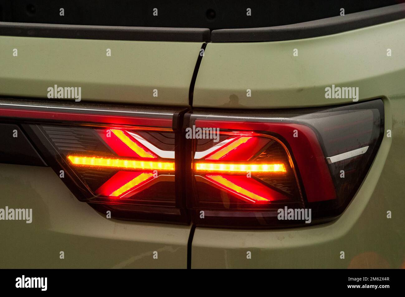 Zhejiang Province, China – 28122022: Rear light cluster of a Radar RD6 ...