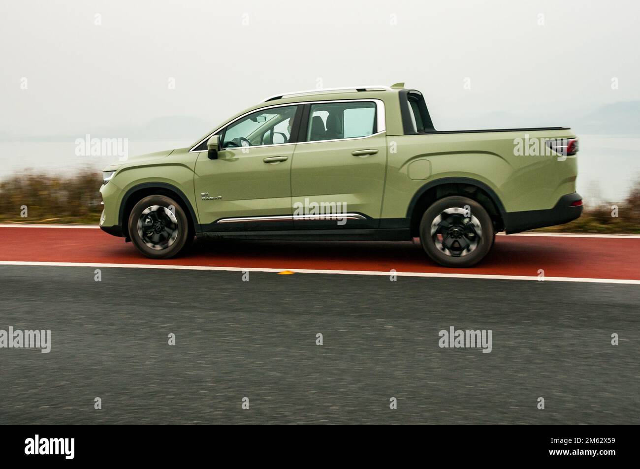 Zhejiang Province, China – 28122022: Radar RD6 electric pickup truck ...