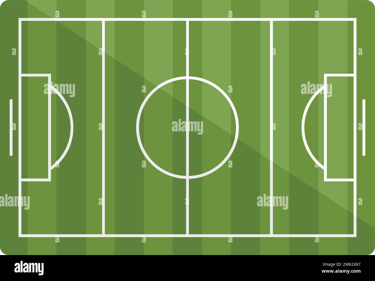 Soccer field icon flat vector. Stadium pitch. Top football match ...