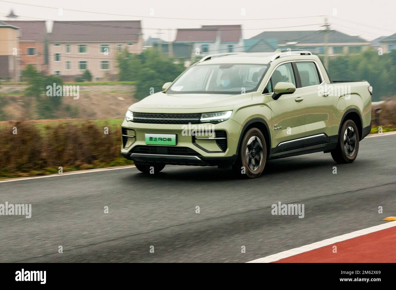 Zhejiang Province, China – 28122022: Radar RD6 electric pickup truck ...