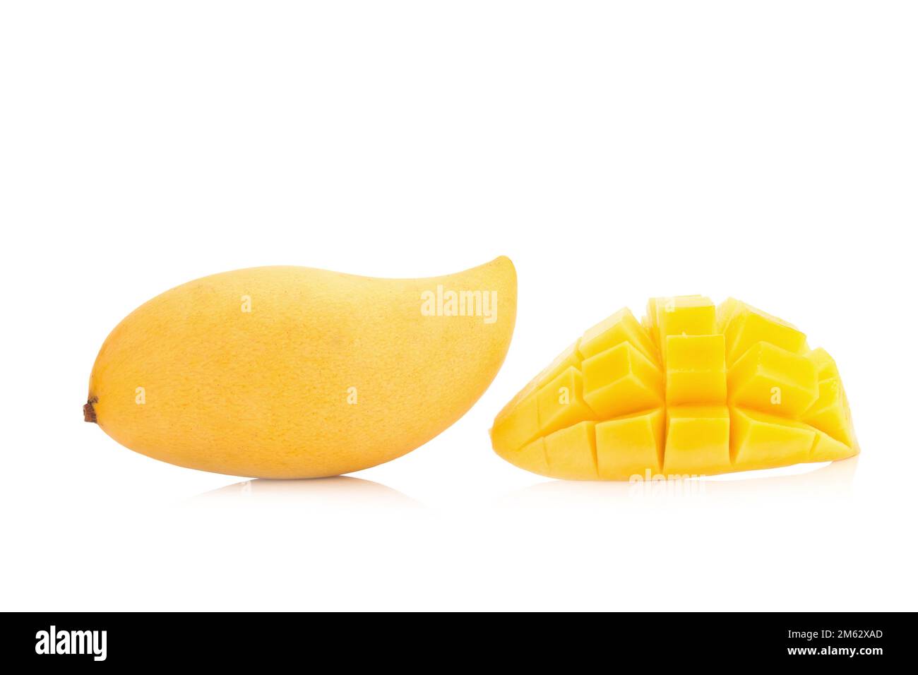 Mango isolated no white background Stock Photo - Alamy
