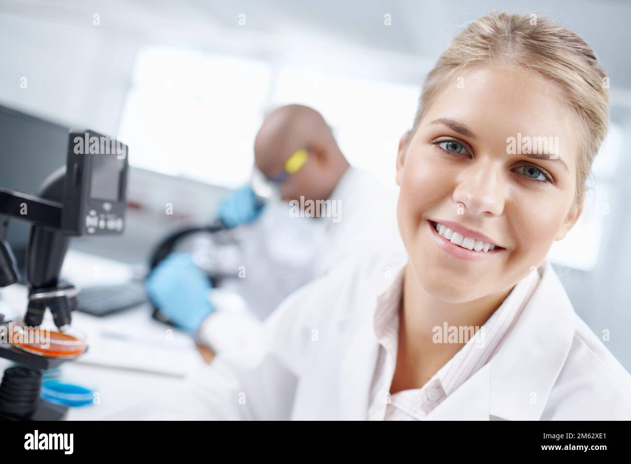 Dedicated to solving medical mysteries. Closeup portrait of a gorgeous ...
