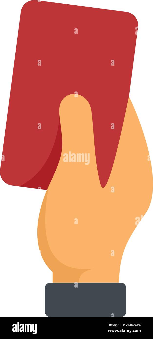 Football dismissal red card Cut Out Stock Images & Pictures - Alamy