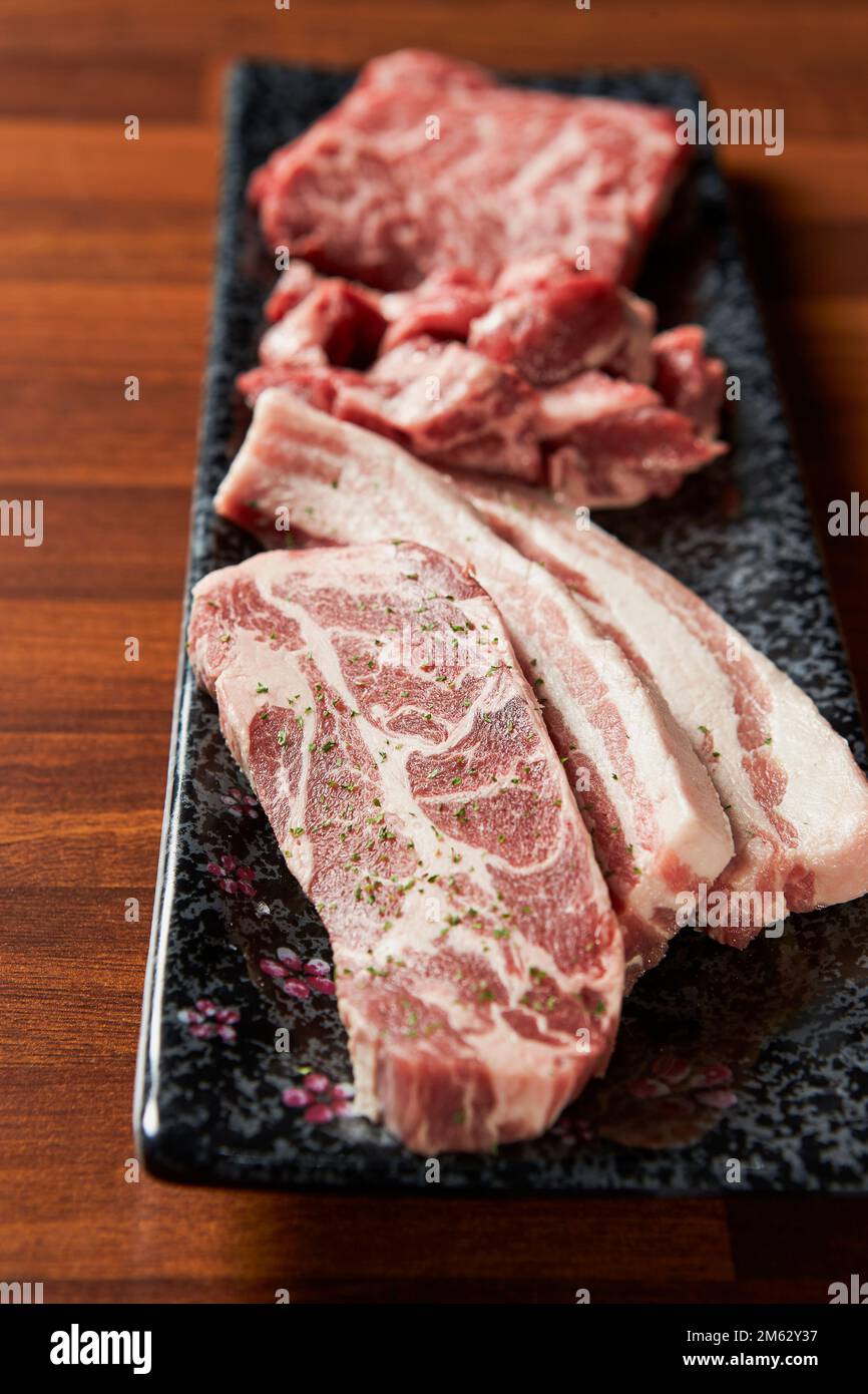 Marbling in beef hi-res stock photography and images - Alamy
