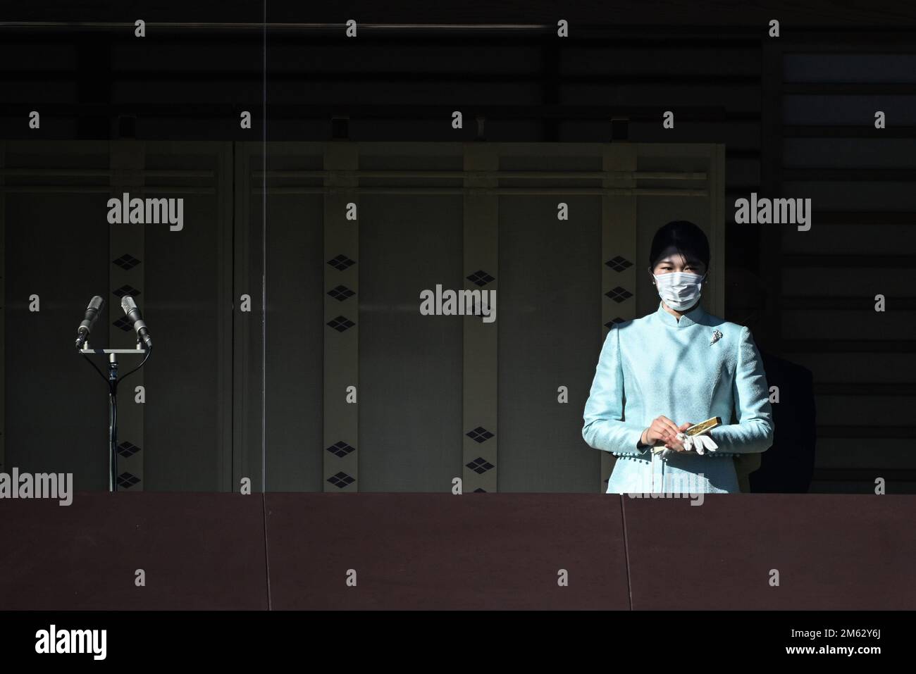 Tokyo, Japan. 2nd Jan, 2023. Japan's Princess Aiko looks out at the ...