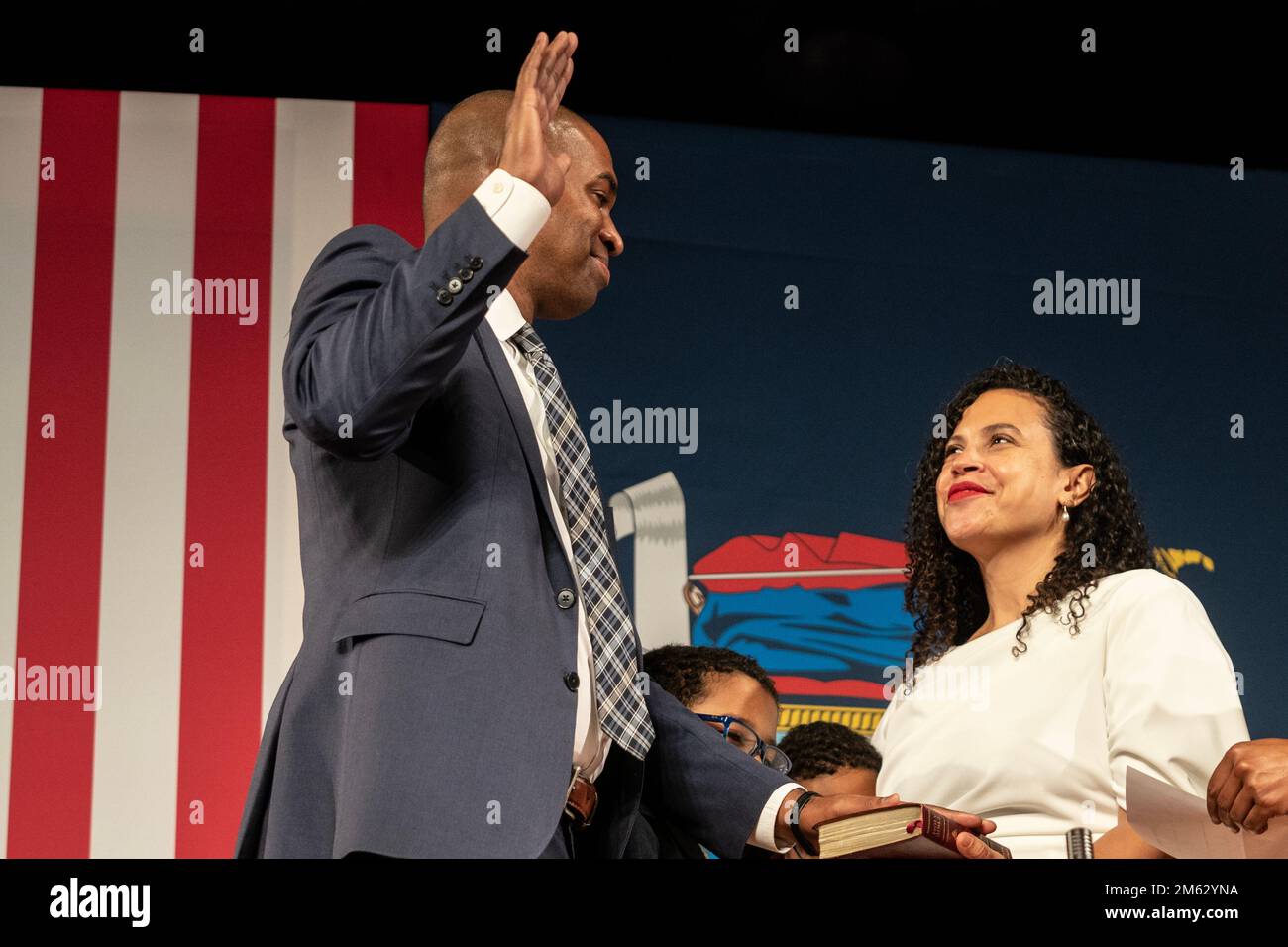 Antonio Delgado was sworn as Lieutenant Governor by Ritchie Torres ...