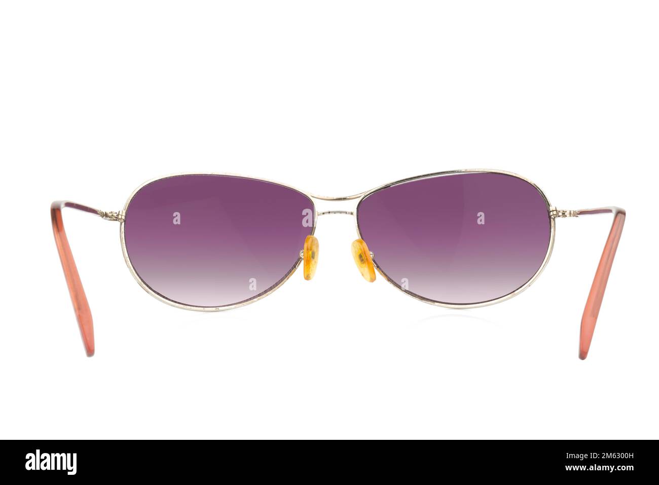 Sunglasses. color purple Isolated on white background Stock Photo - Alamy