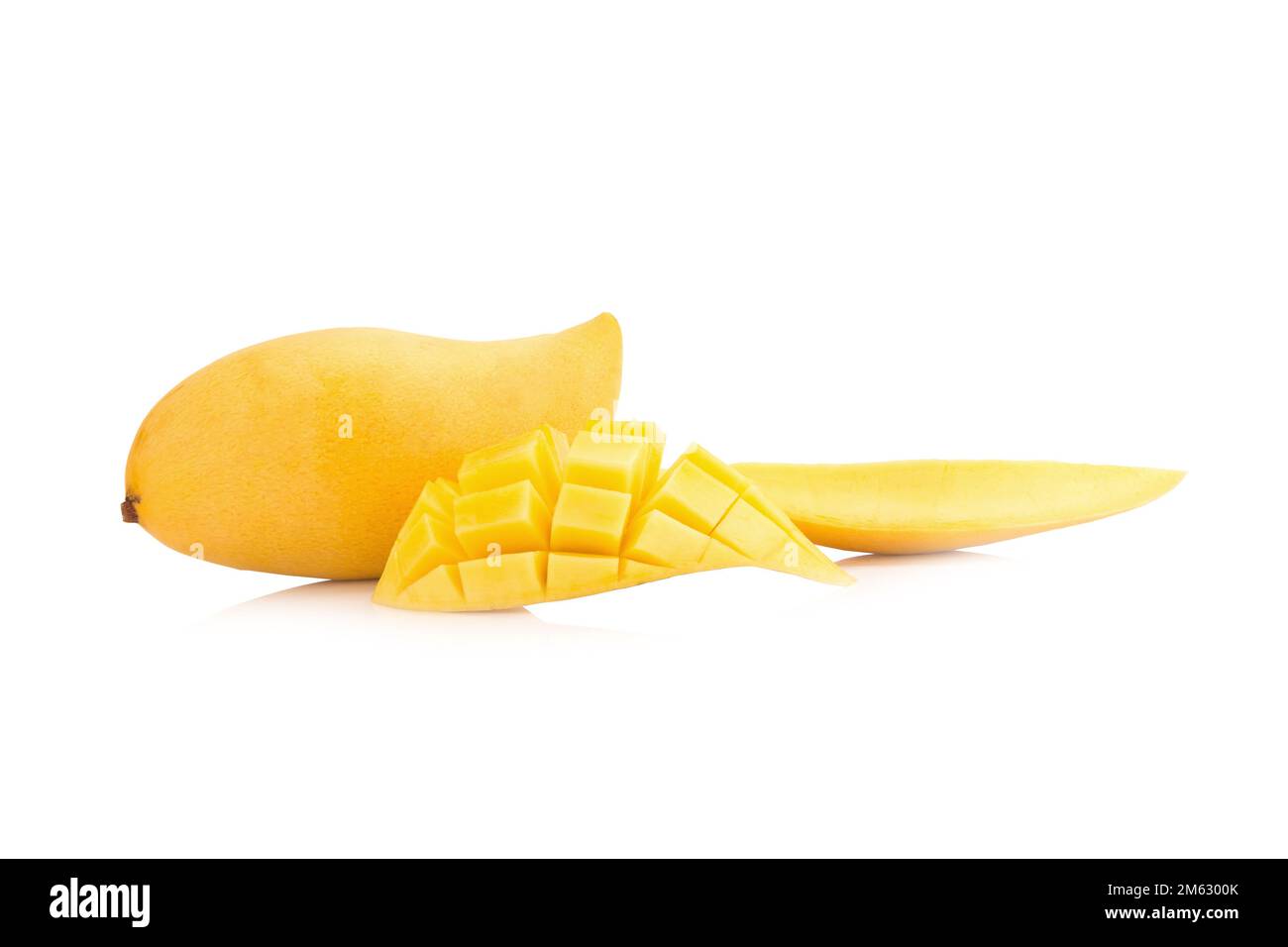 Mango isolated no white background Stock Photo - Alamy