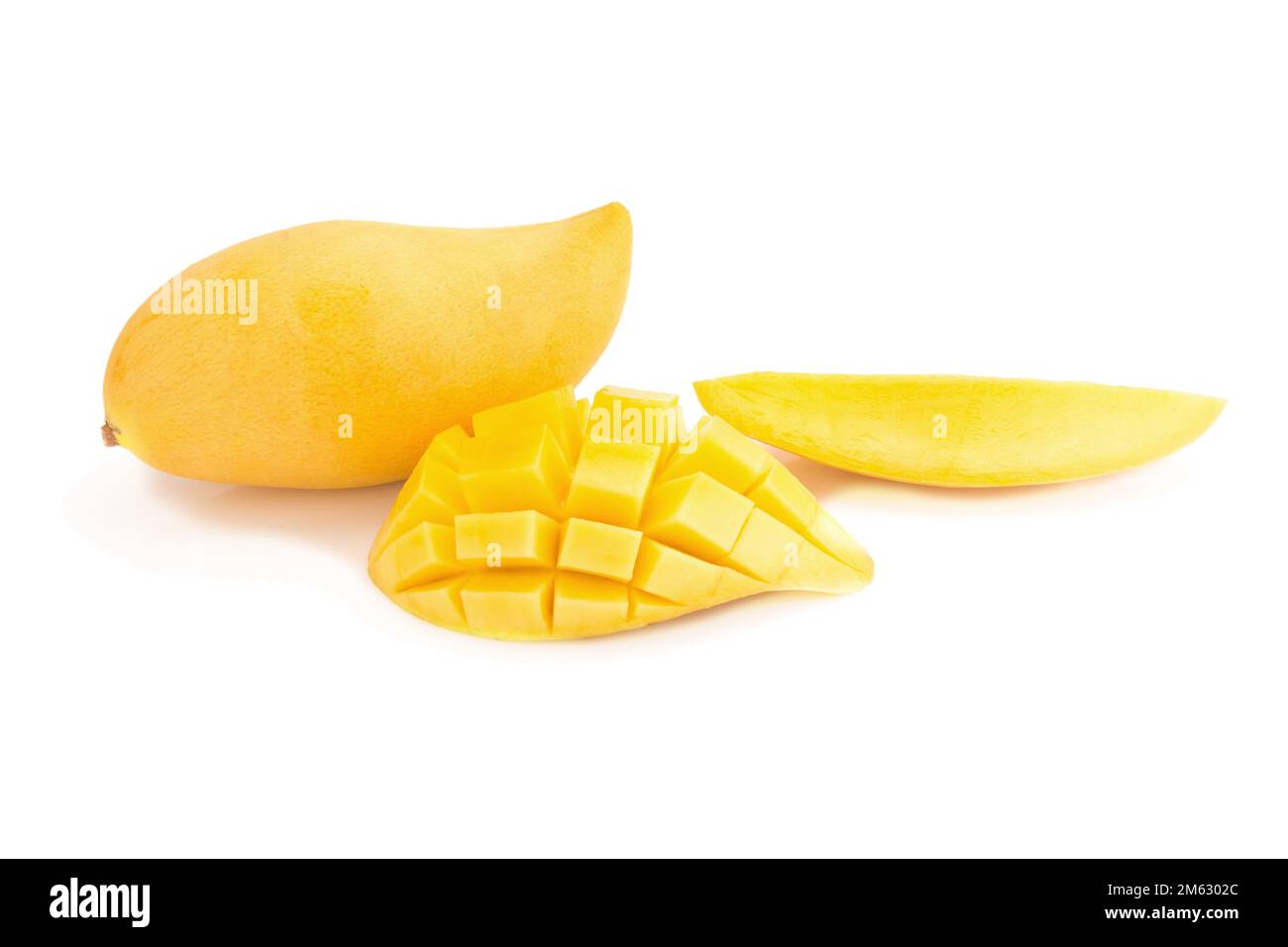 Mango isolated no white background Stock Photo - Alamy