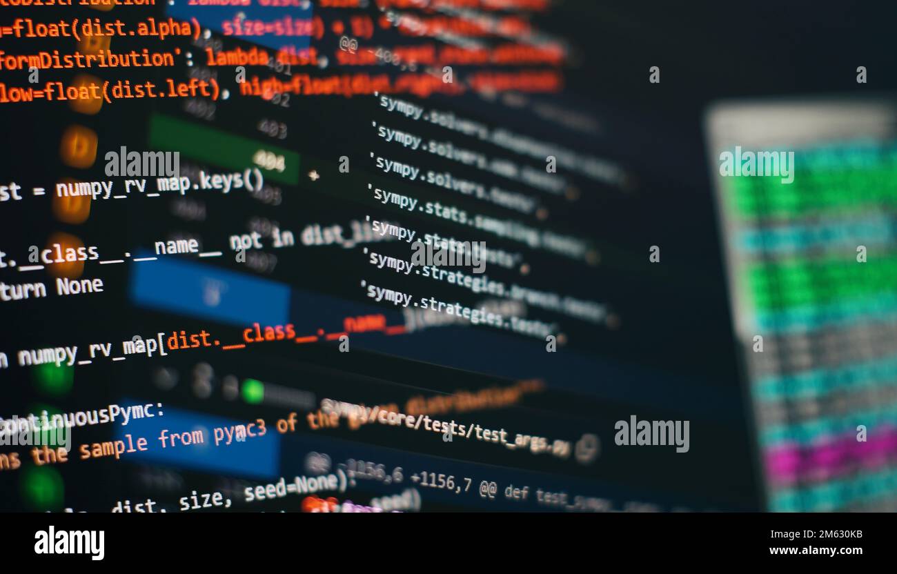 It Business Python Code Computer Screen Mobile Application Design
