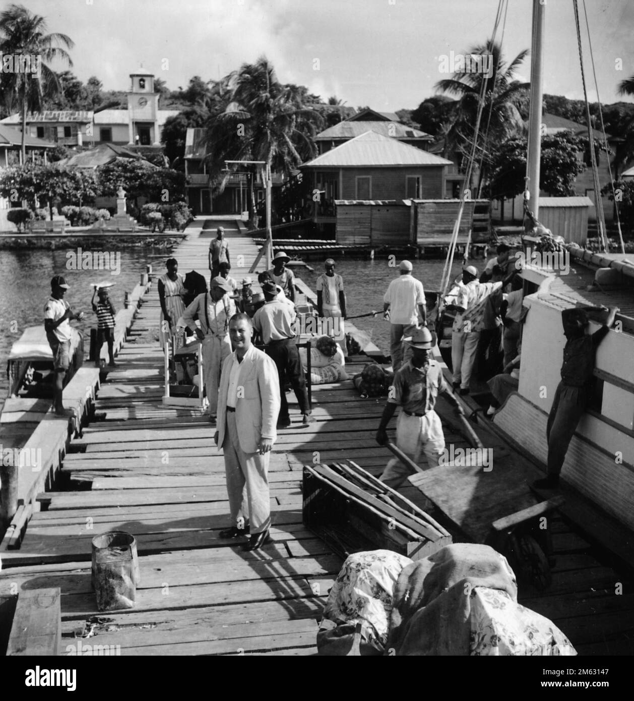 David Zingg at Lake Atitlan, Guatemala, 1953 Stock Photo - Alamy