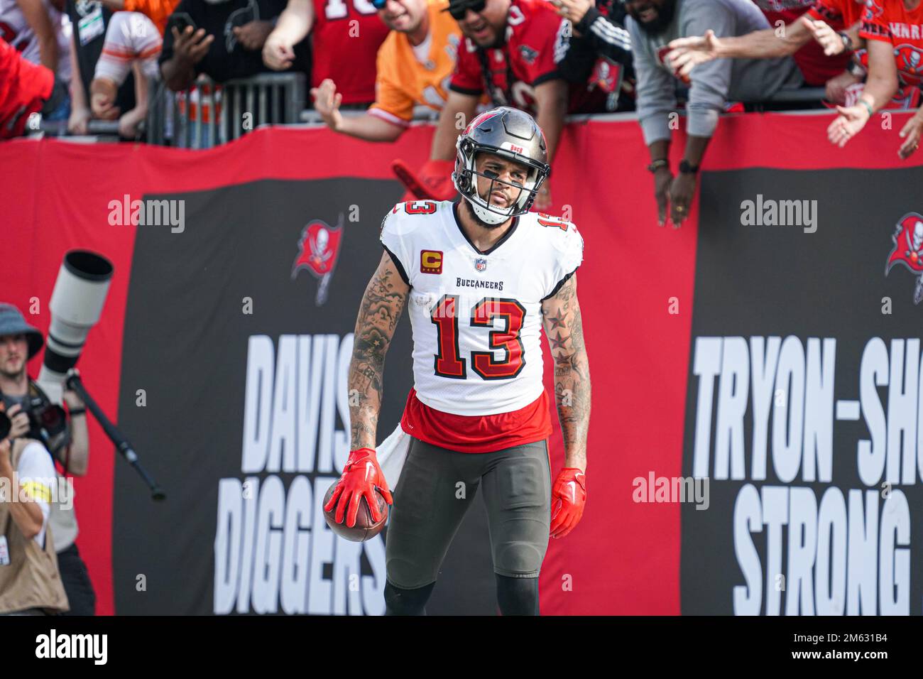 Tampa Bay, Florida, USA, January 1, 2023, Tampa Bay Buccaneers Wide ...