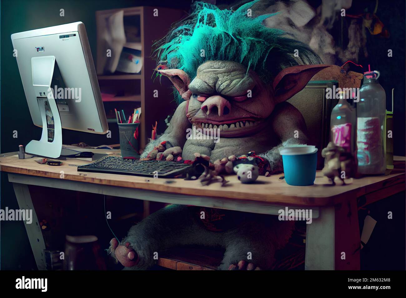 Trolling keyboard hi-res stock photography and images - Alamy