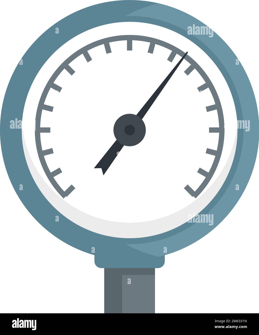 Manometer device icon flat vector. Gas gauge. Air pressure isolated Stock Vector Image & Art - Alamy