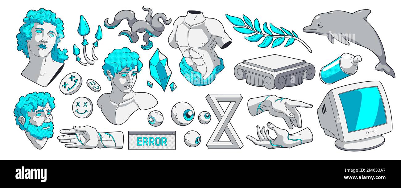 Dolphin man face to face Stock Vector Images - Alamy