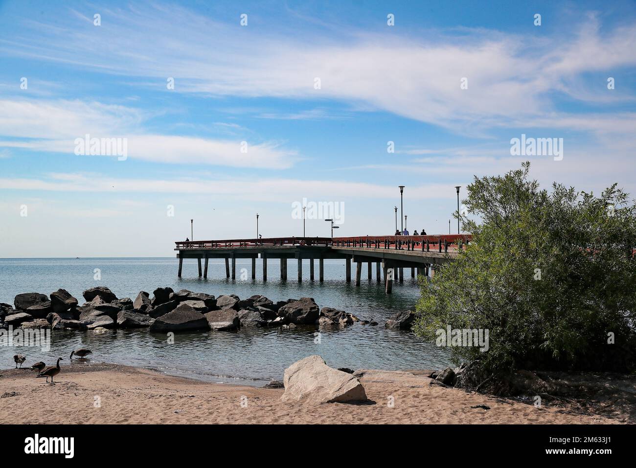 July 10 2022, Toronto Ontario Canada. Centre Island Pier on Toronto ...