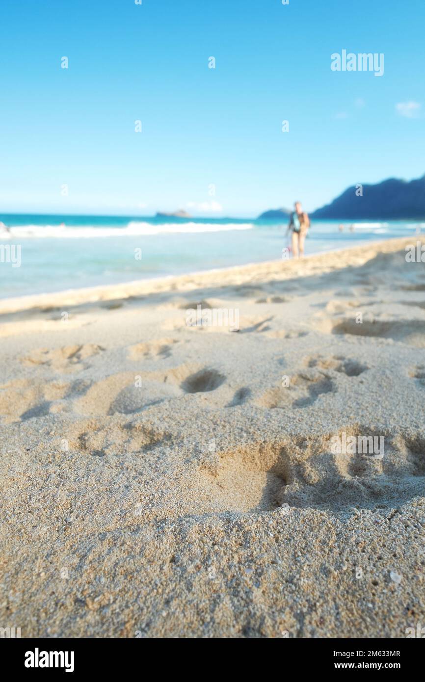 Dreamy beach - LaniKai Beach Stock Photo - Alamy