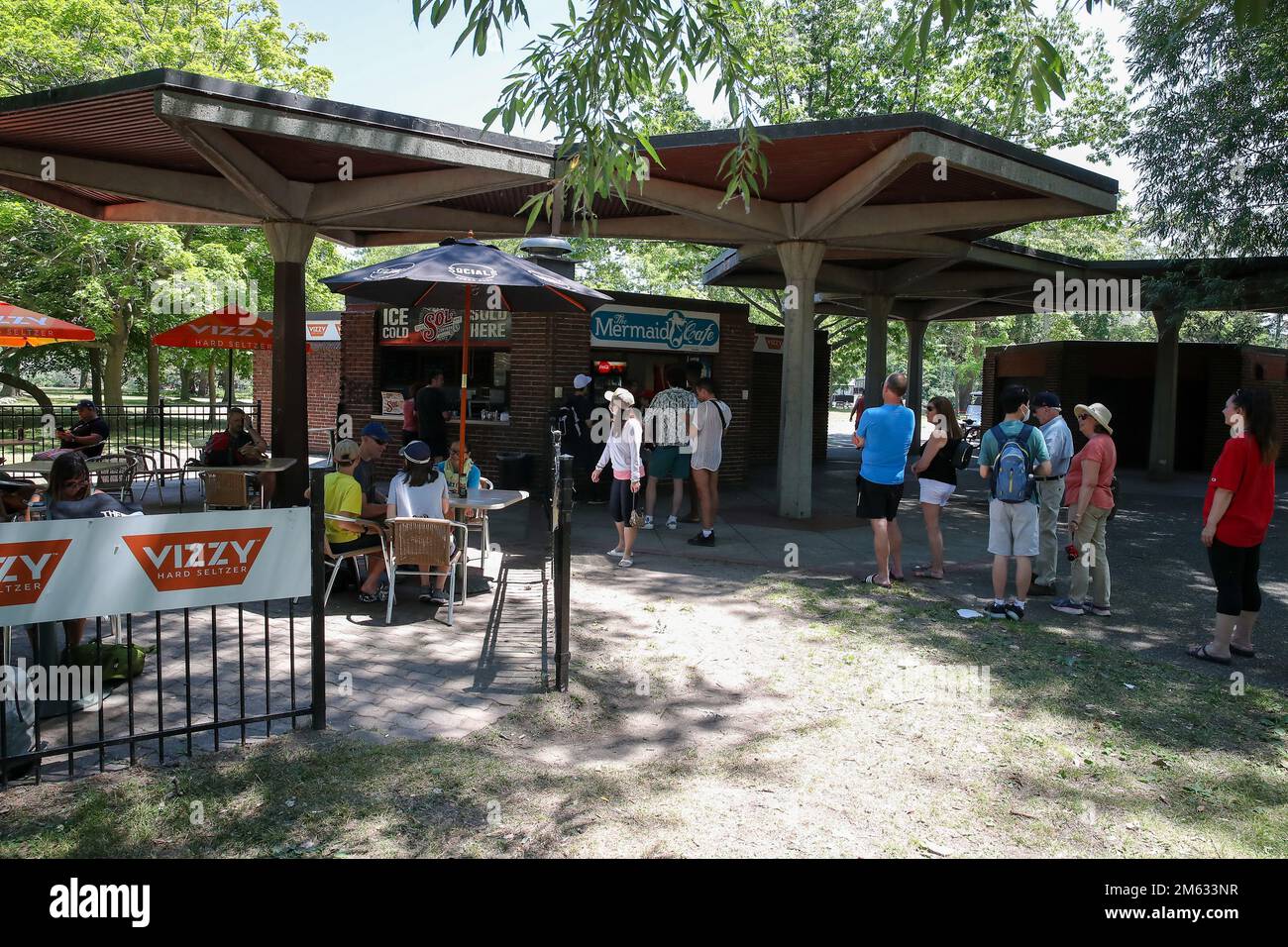 July 10 2022, Toronto Ontario Canada. The Mermaid Cafe on Toronto ...