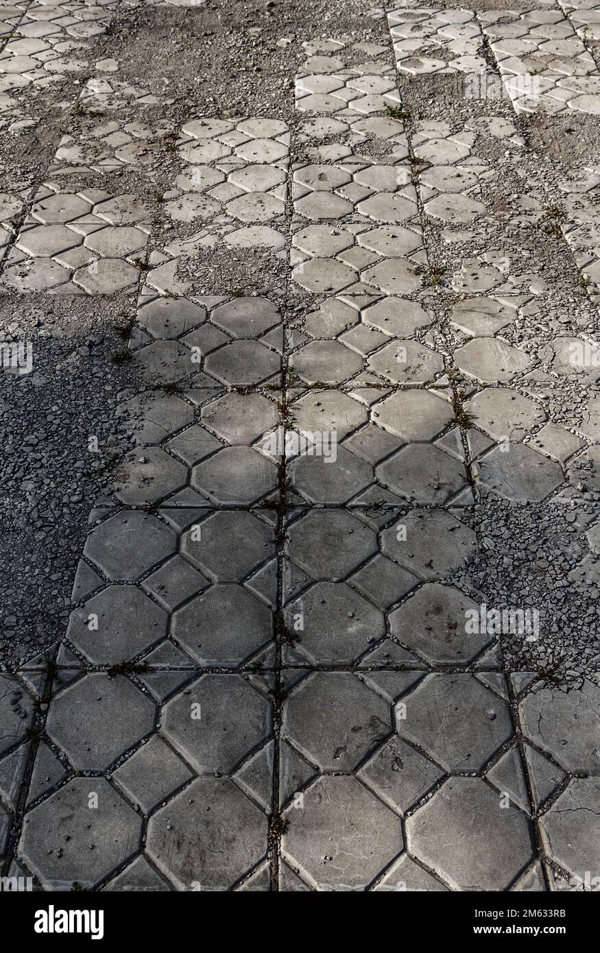 Erosion of tiles hi-res stock photography and images - Alamy