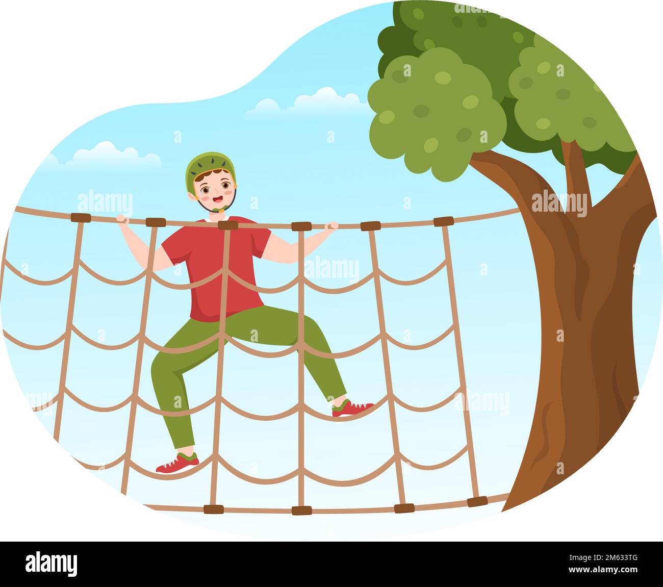 Army obstacle course Stock Vector Images - Alamy