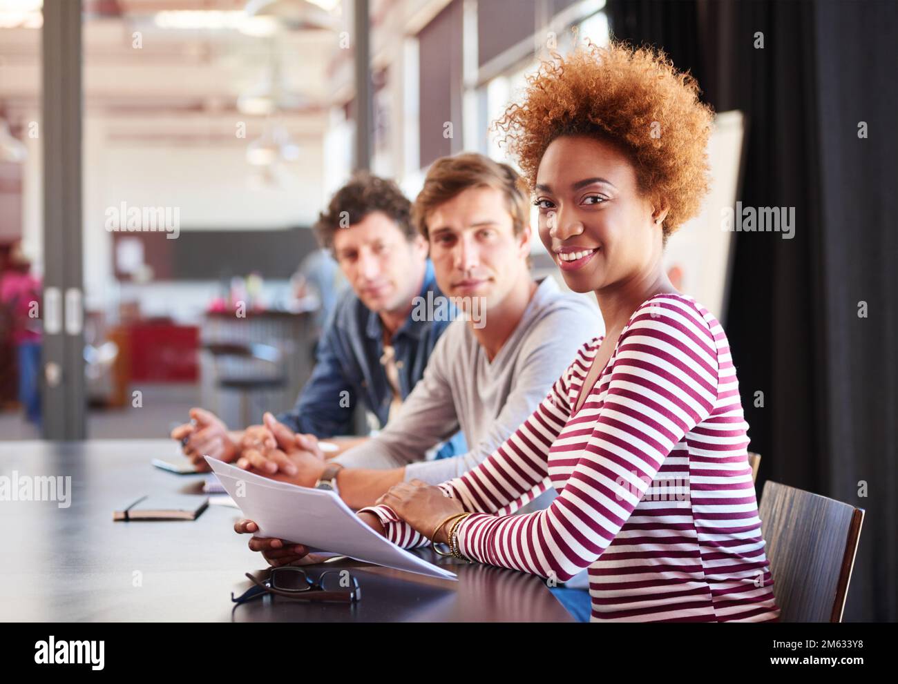 Were always hungry for success. a group of colleagues collaborating ...