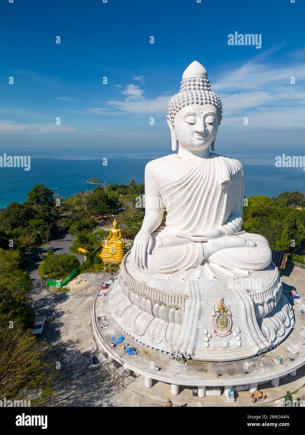 Big Buddha is a seated Maravija Buddha statue in Phuket, Thailand. The ...