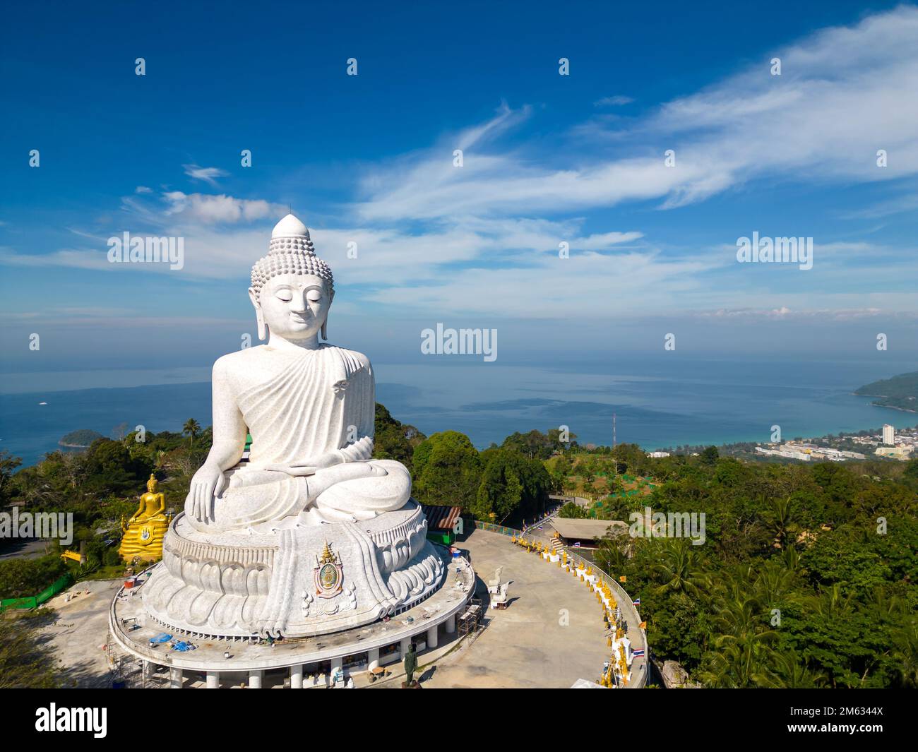 Big Buddha is a seated Maravija Buddha statue in Phuket, Thailand. The ...