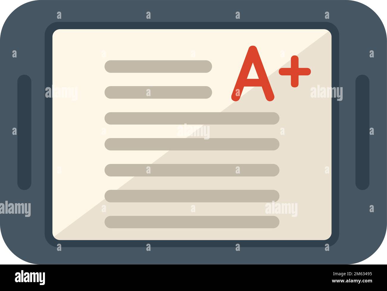 Final exam icon flat vector. Study book. Academic paper isolated Stock ... Final exam icon flat vector. Study book. Academic paper isolated Stock ...