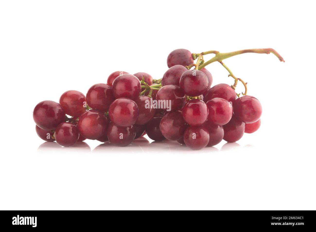 red grape isolated on white background Stock Photo - Alamy