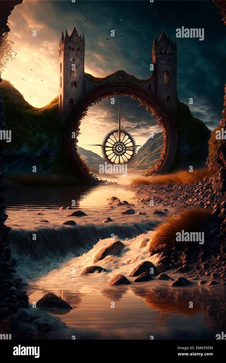 Fantasy magic tower hi-res stock photography and images - Alamy