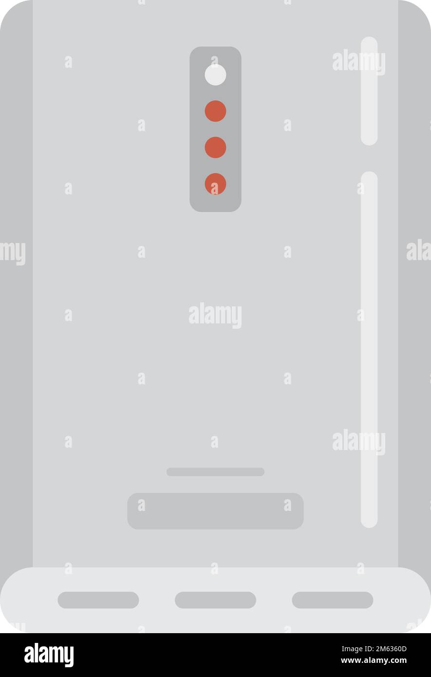 Power bank cell icon flat vector. Mobile battery. Portable charger ...