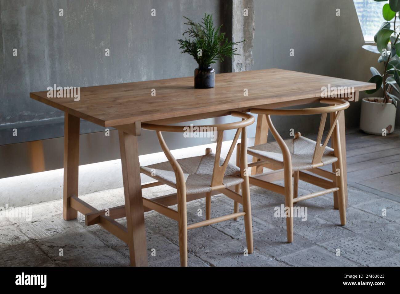 Coffee shop or cafe restaurant wooden interior, stock photo Stock Photo ...