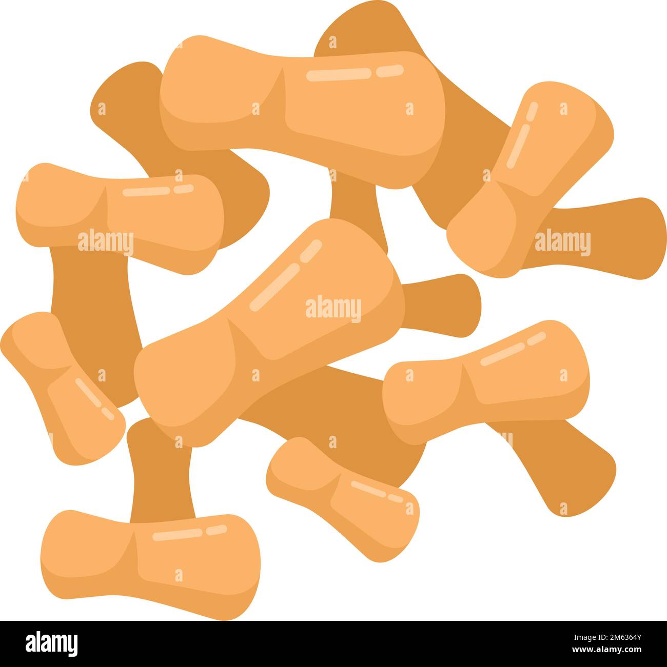 Bacteria Probiotic Icon Flat Vector Gut Prebiotic Microbe Bacterium