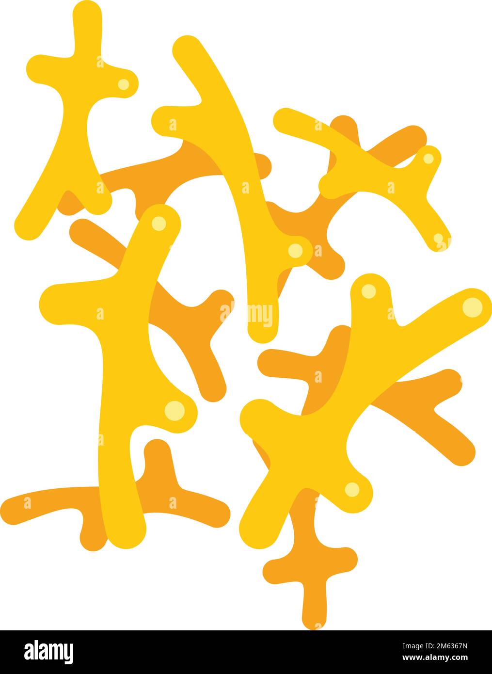 Bacterium icon flat vector. Gut probiotic. Good microbe isolated Stock ...