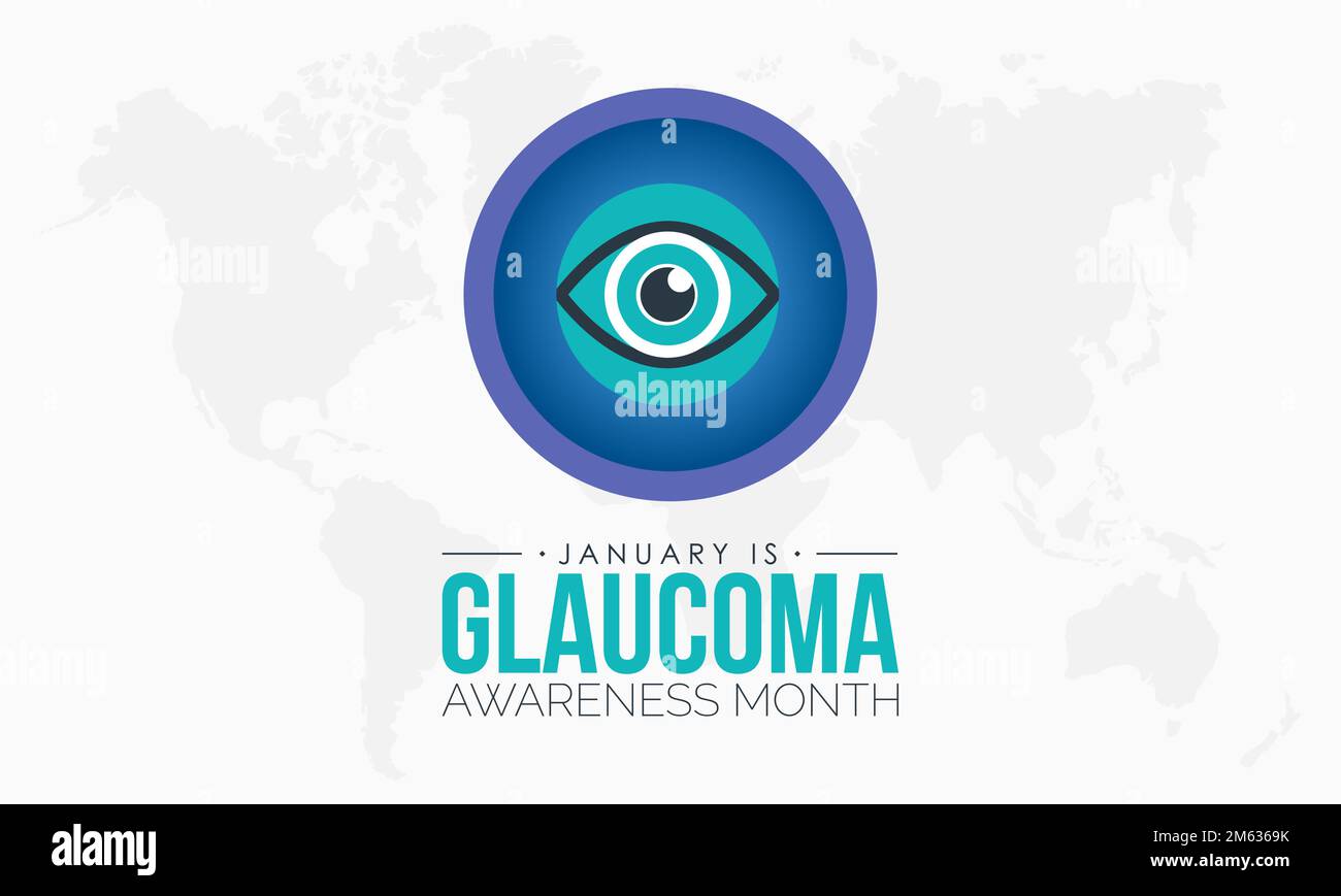 Vector banner template design concept of National Glaucoma Awareness ...
